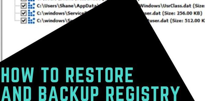 Backup And Restore Windows Registry: Step-By-Step Guide - Life Beyond Code